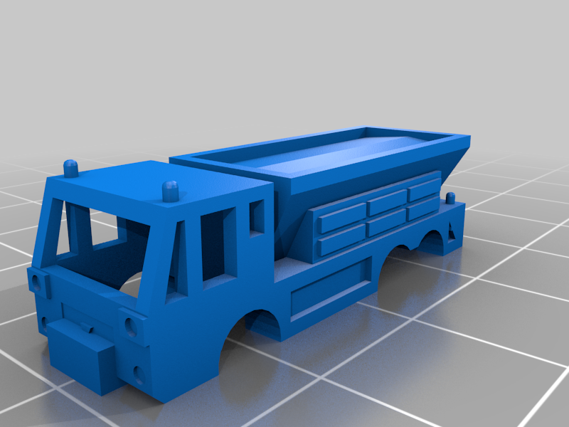 🌨️ Snow plow (z-scale)・Free 3D File for ・Cults