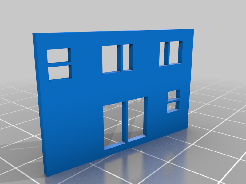 🏠 Terraced house 1c (z-scale)・Free 3D File for ・Cults