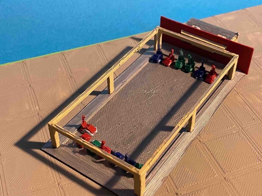 🚗 Bumper car ride (z-scale)・Free 3D File for ・Cults