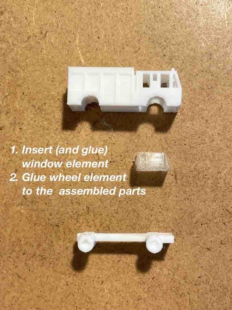 🔥 Fire engine 2 - fire rescue (z-scale)・Free 3D File for ・Cults