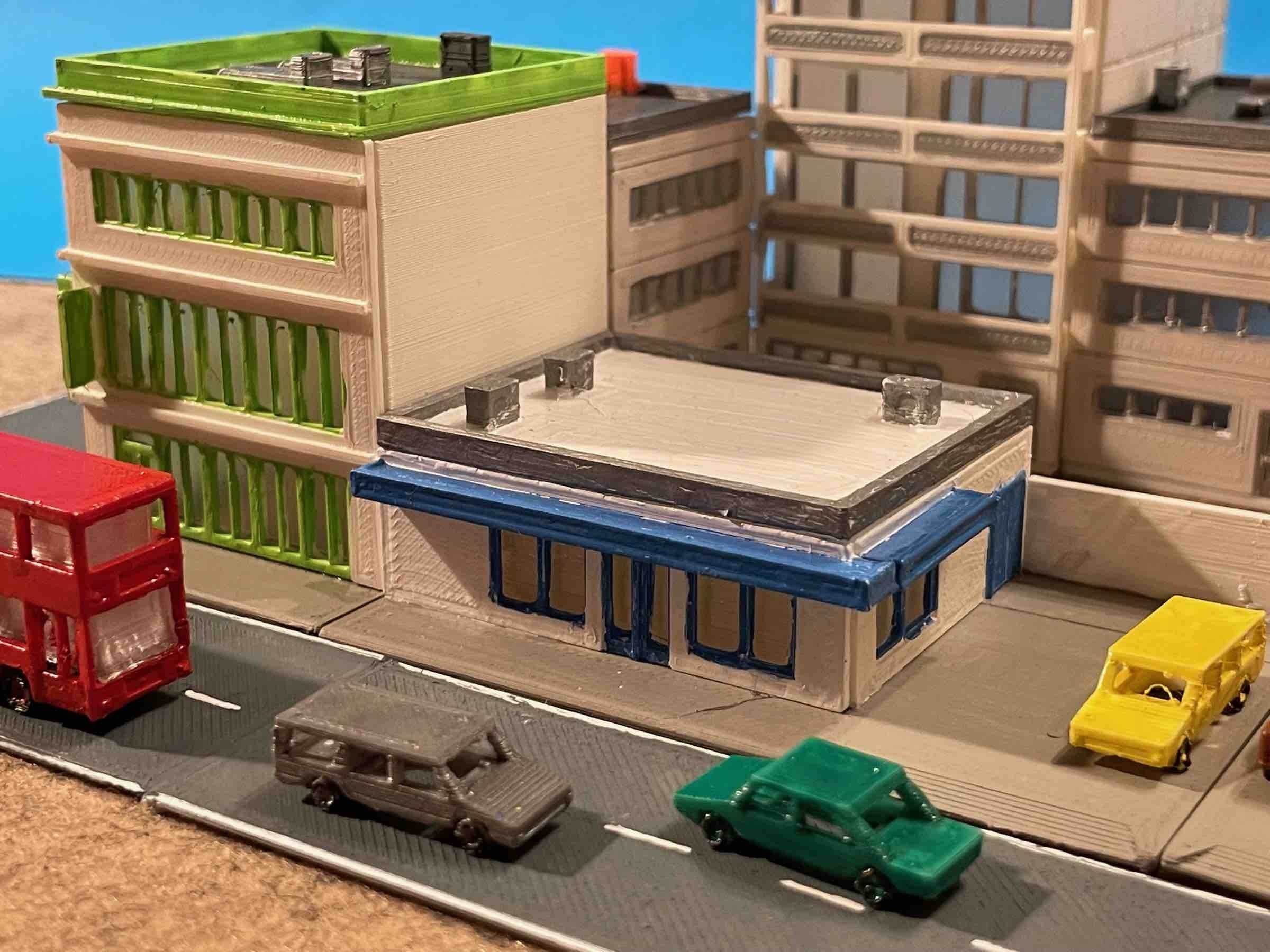 🤏 Small store 1 (z-scale)・Free 3D File for ・Cults