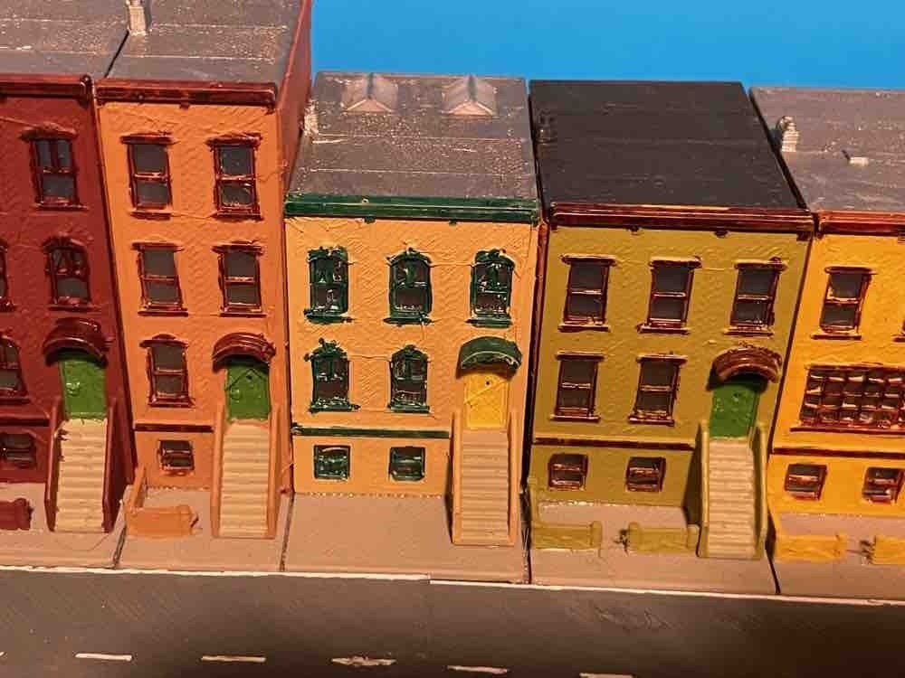 🏗️ Urban building 30 - Town house (z-scale)・Free 3D File for ・Cults