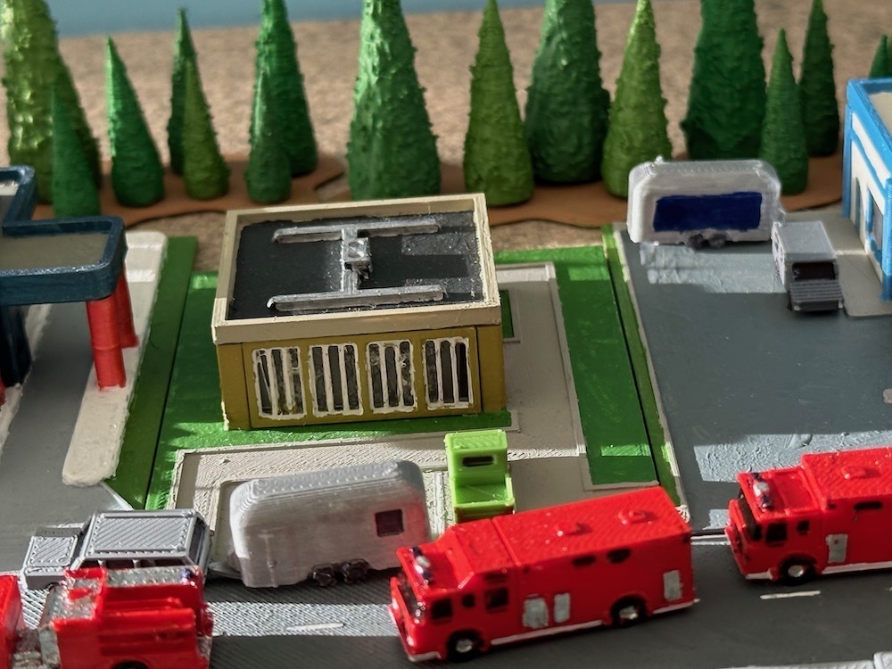 🤏 Small restaurant / cafe (z-scale)・Free 3D File for ・Cults