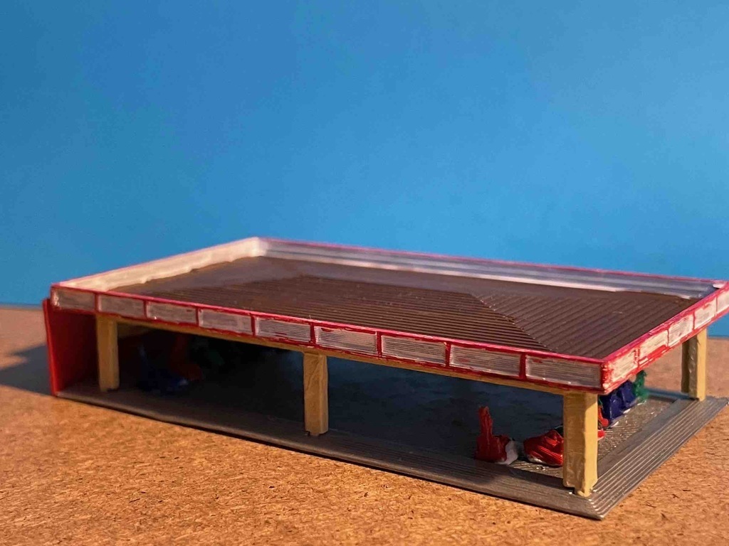 🚗 Bumper car ride (z-scale)・Free 3D File for ・Cults