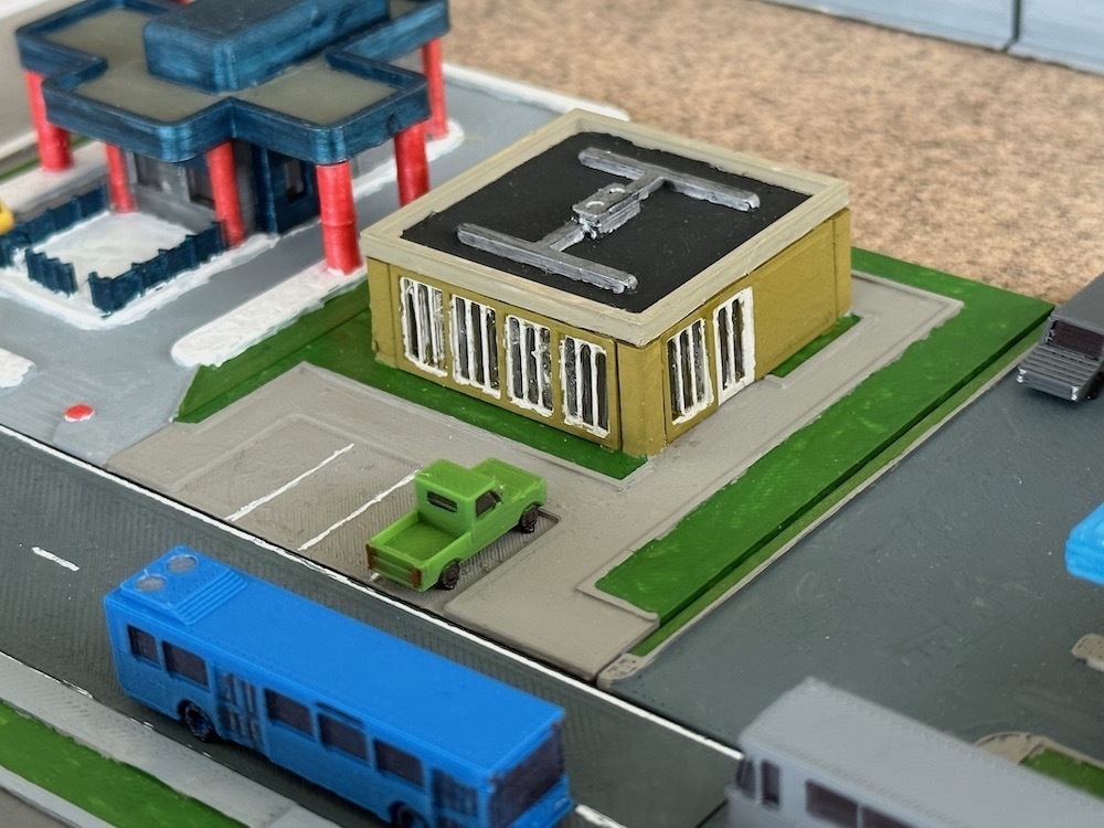 🤏 Small restaurant / cafe (z-scale)・Free 3D File for ・Cults