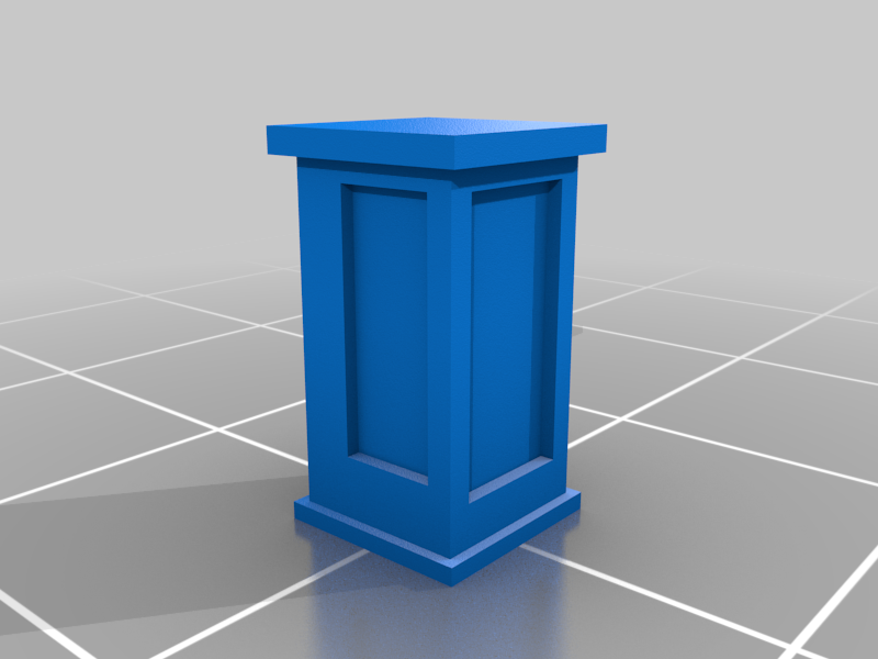 📞 Telephone boxes (z-scale)・Free 3D File for ・Cults