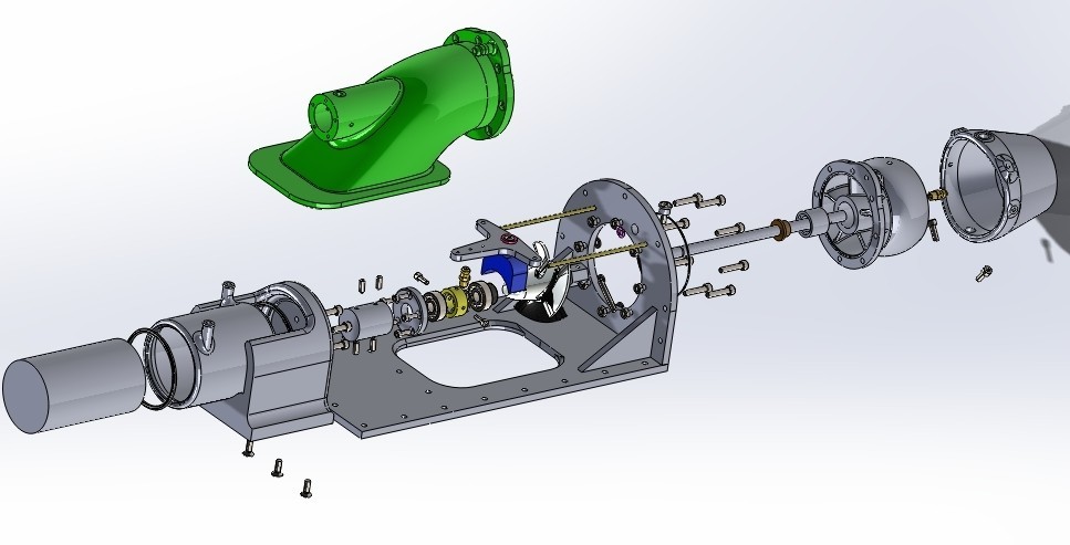 STL file Water Jet propulsion unit 🚰 ・3D printable model to download・Cults
