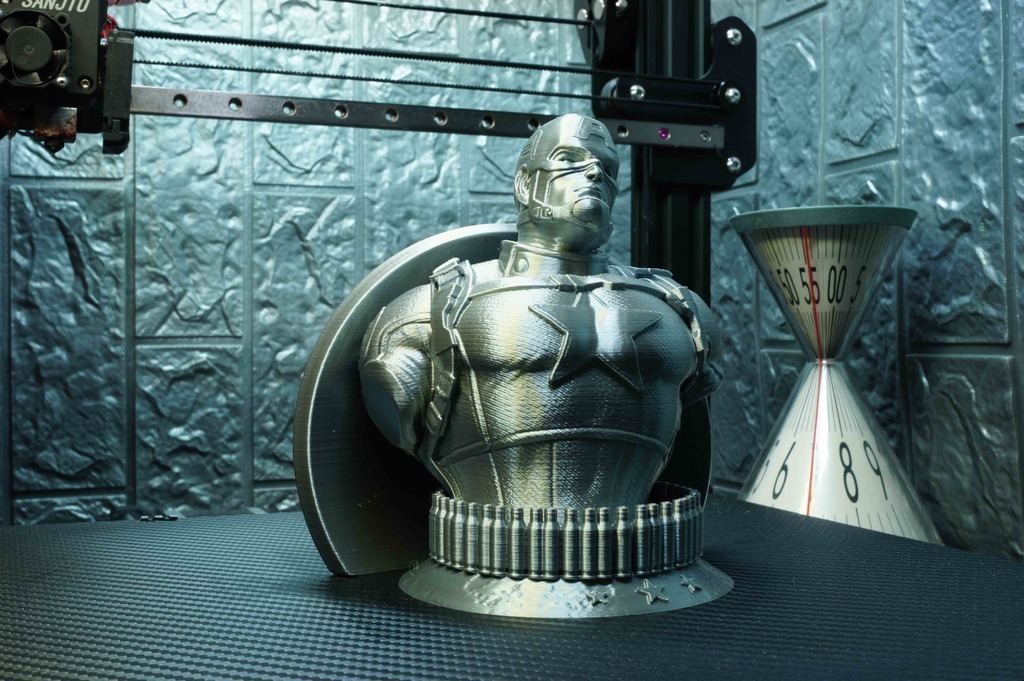 🦸 Wicked Marvel Avengers Captain America Support・Free 3D File for ・Cults