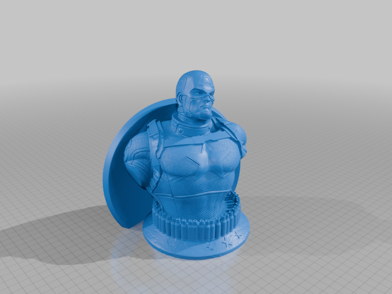 🦸 Wicked Marvel Avengers Captain America Support・Free 3D File for ・Cults