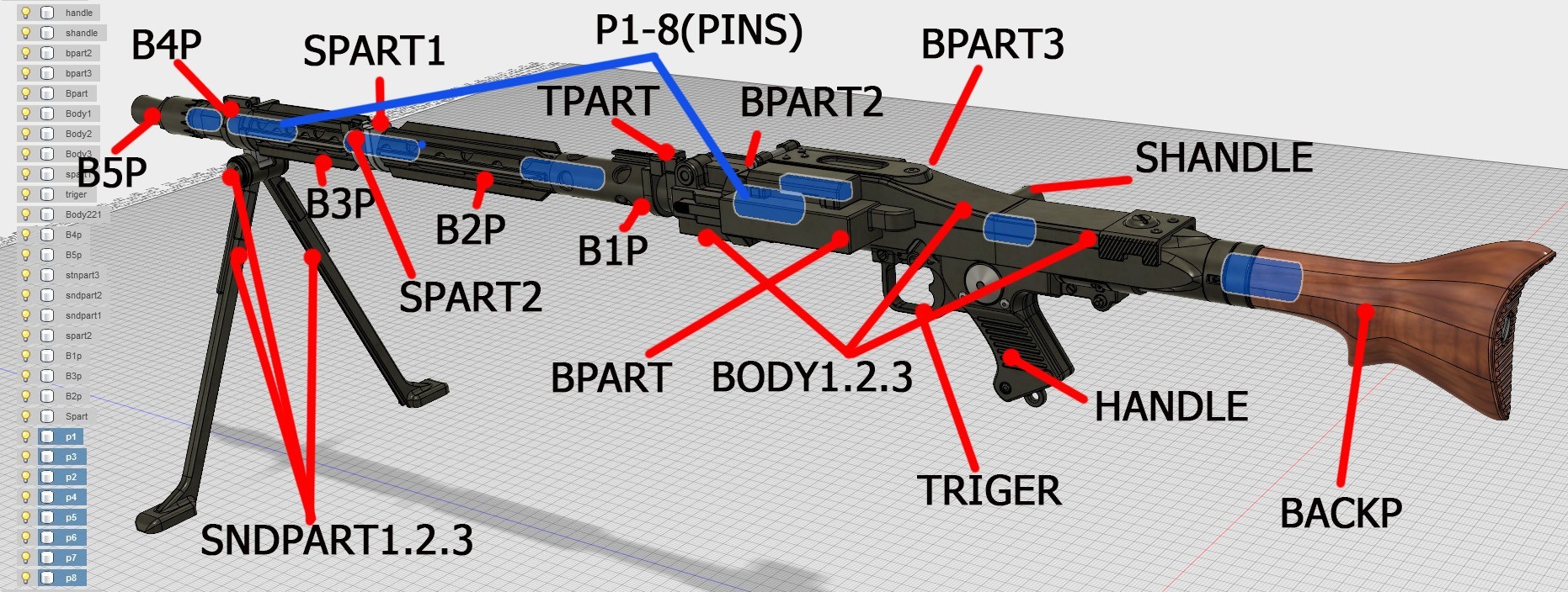 🦸 DLT-19 heavy blaster rifle・ STL File for ・Cults