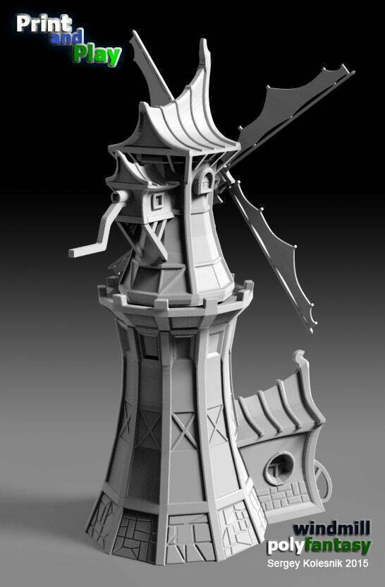 Free STL file Fantasy windmill 🧸 ・3D print design to download・Cults
