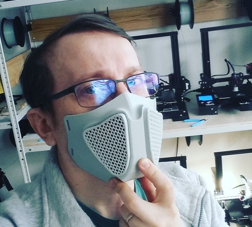 😷 H1-Heavy Mask・Free STL File for ・Cults