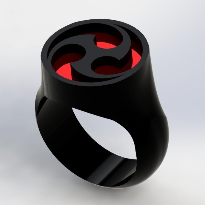 Free STL file Ring Tomoe 💍 ・3D printer design to download・Cults
