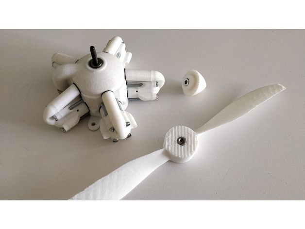 ️ Radial Engine ( Compressed Air Engine ) Experimental・Free STL File ...