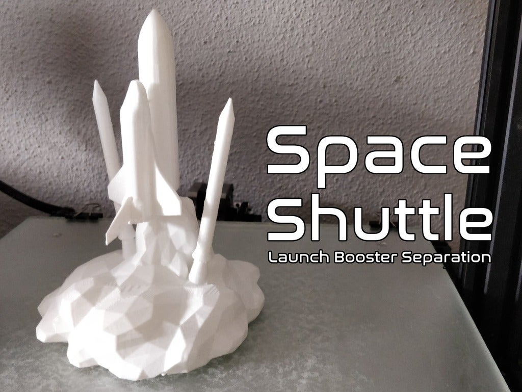 🛰 Space Shuttle ( Launch Booster Separation )・Free STL File for ・Cults