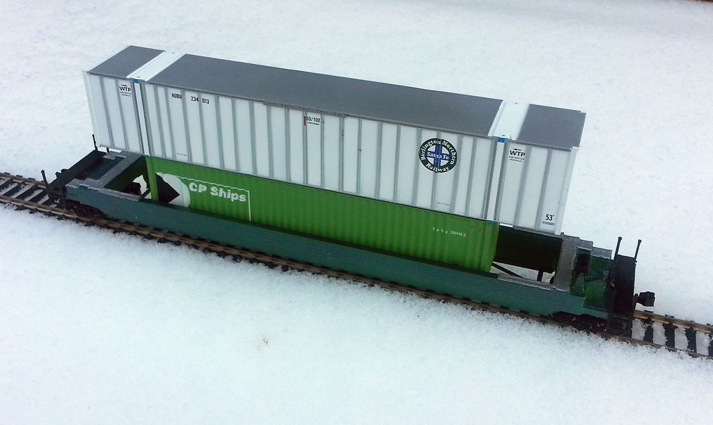 🚗 HO Scale Double Stack Well Car.・Free 3D File for ・Cults