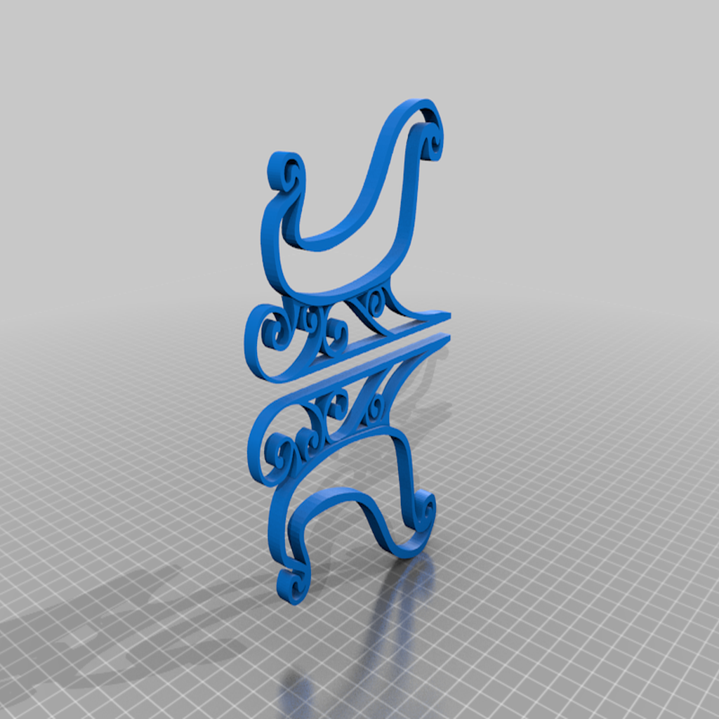 🎅 Santa Sleigh Rocket Ship・Free 3D File for ・Cults