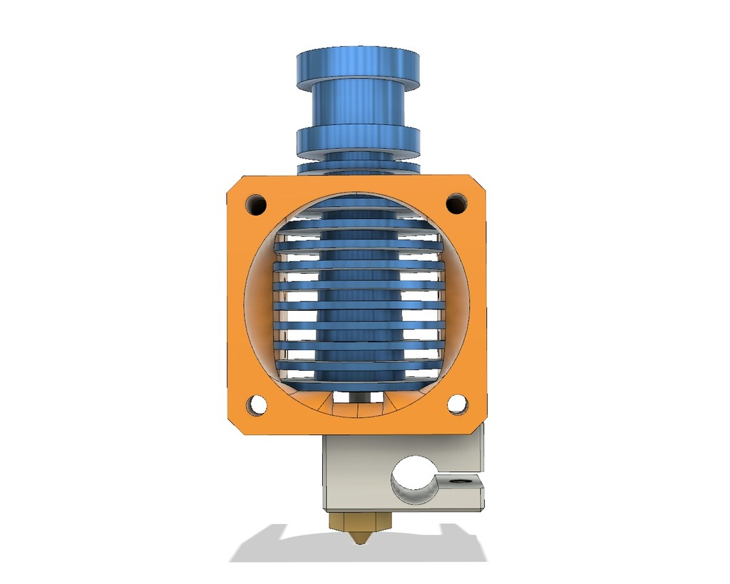 🧞‍♂️ E3D v6 CFD optimized fan duct・Free 3D File for ・Cults