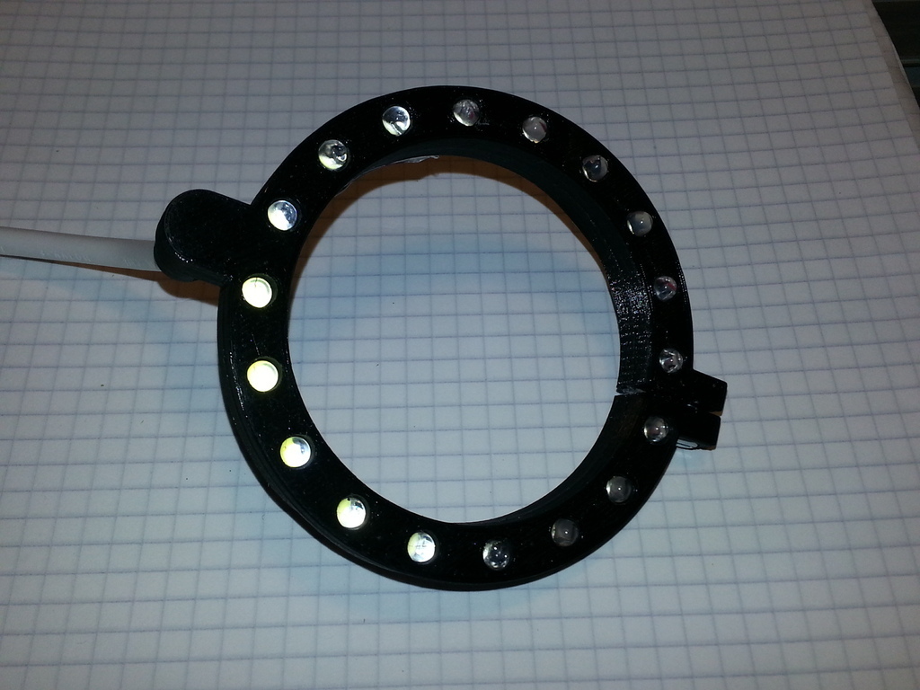 💍 Anel de LED para fuso VFD de 2200W・Arquivo 3D Grátis para ・Cults