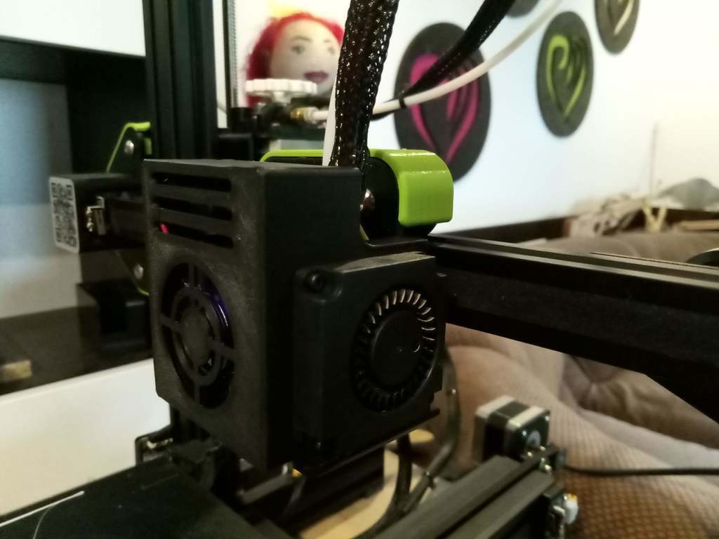 🥵 Ender 3 (Pro) - Hot end cover - with LM2596・Free 3D File for ・Cults
