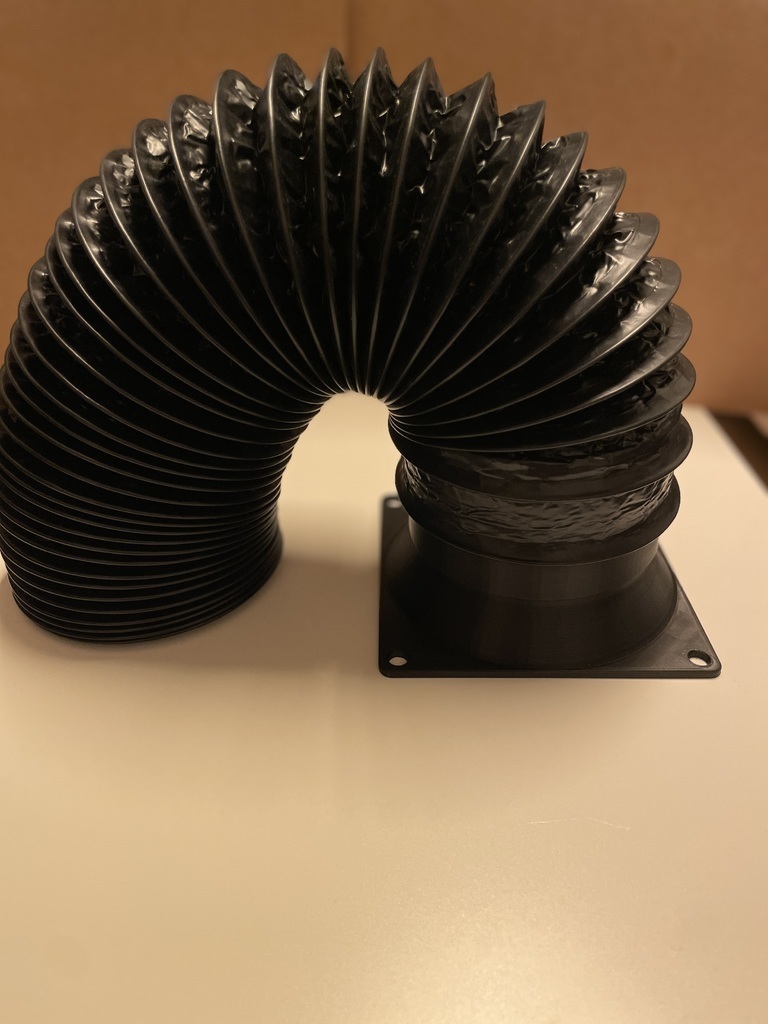 🔒 140/120mm fan to 100mm duct with twist lock connection・Free 3D File ...