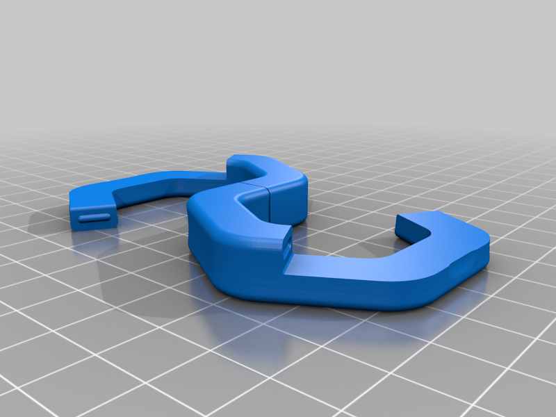 🪝 Foldable S-Shaped Hook (Screwless type.)・Free 3D File for ・Cults