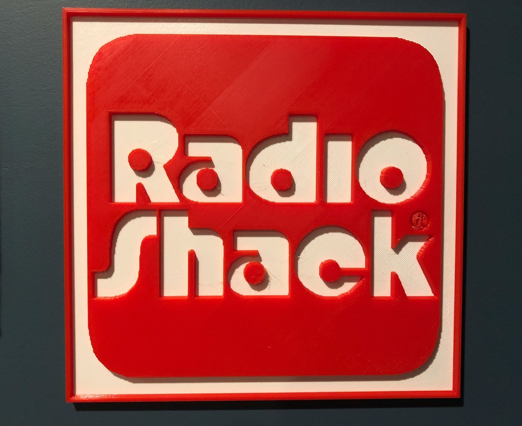 📻 Radio Shack Sign・Free 3D File for ・Cults