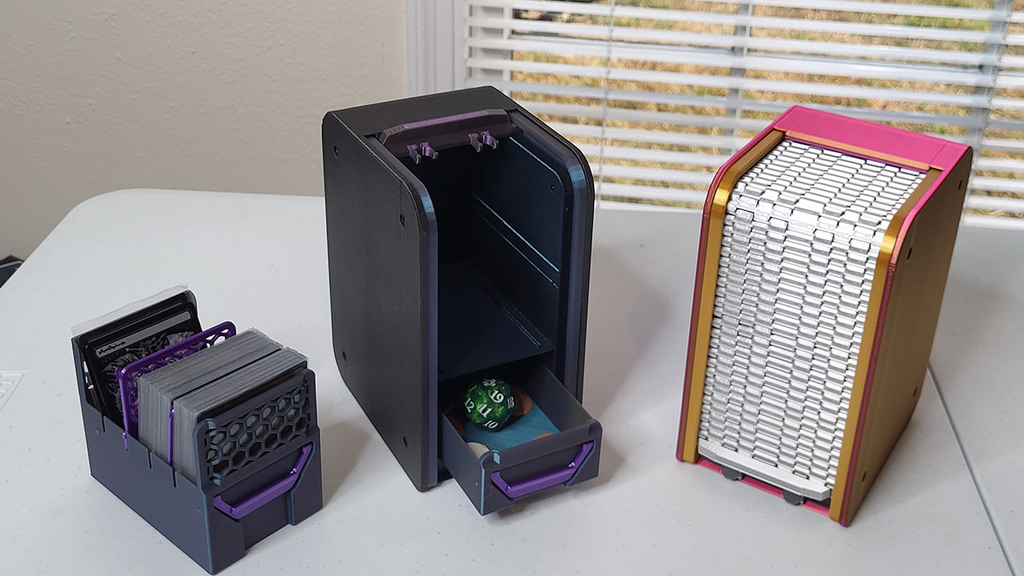📦 Collectible Card Game (MTG) Tambour Box・Free 3D File for ・Cults