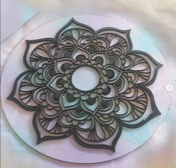 🖼️ Mandala Frame (Laser cutter)・Free 3D File for ・Cults