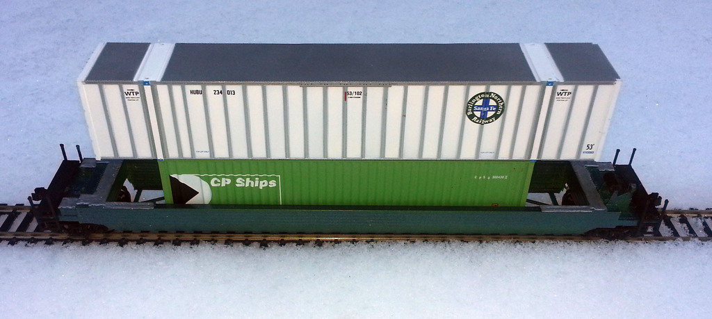 🚗 HO Scale Double Stack Well Car.・Free 3D File for ・Cults