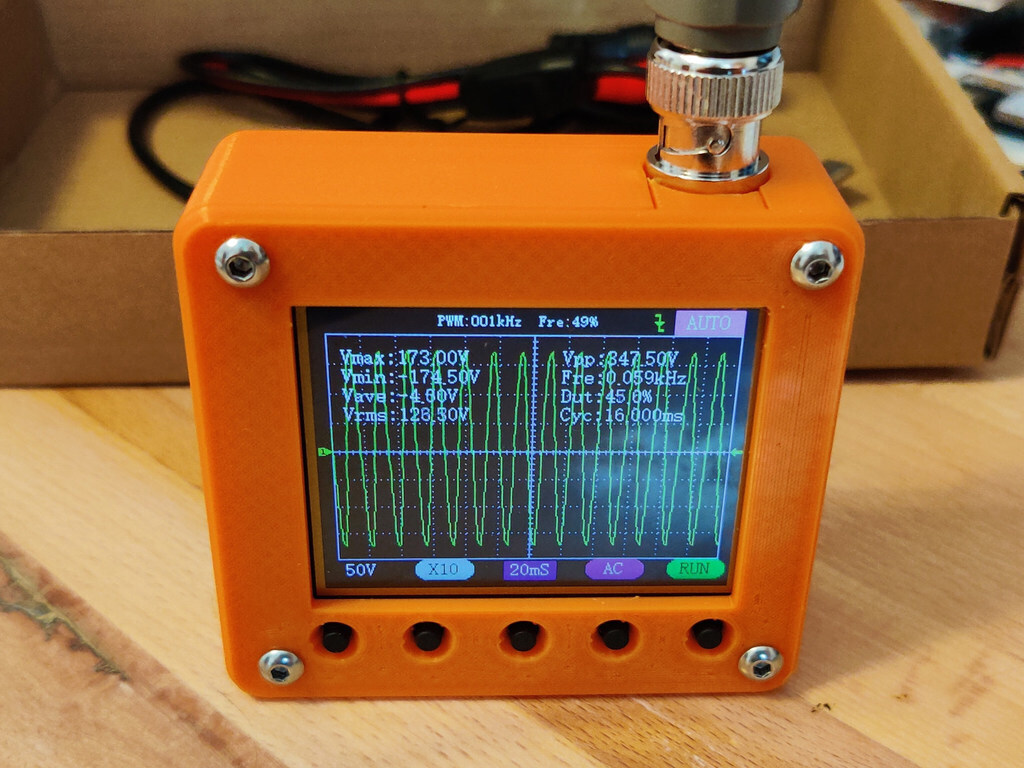 📦 FNIRSI-138 PRO Oscilloscope case / enclosure・Free 3D File for ・Cults