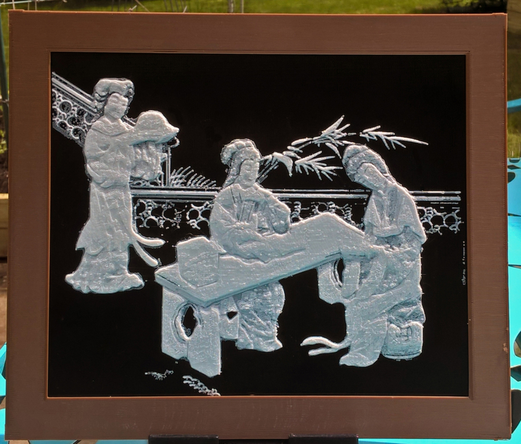 🖨️ Ivory Carving (Bas Relief)・Free 3D File for ・Cults
