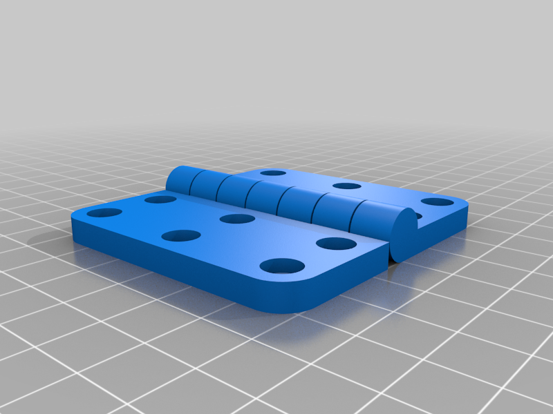 ⚙️ ascasdcMy Customized Parametric Hinge・Free 3D File for ・Cults