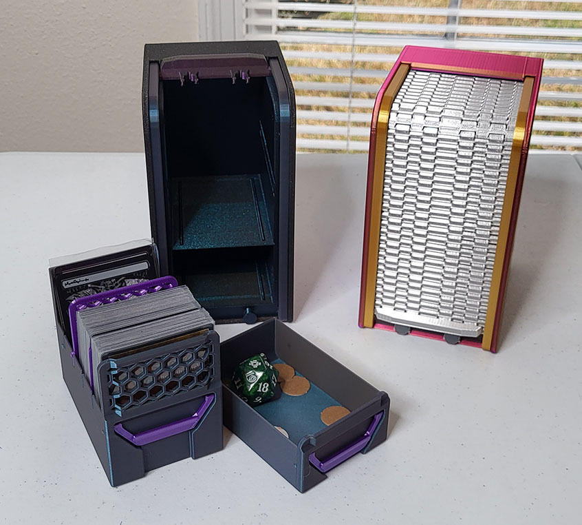 📦 Collectible Card Game (MTG) Tambour Box・Free 3D File for ・Cults