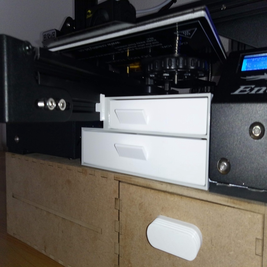 🧞‍♂️ Dual Drawer - Ender 3 Pro・Free 3D File for ・Cults