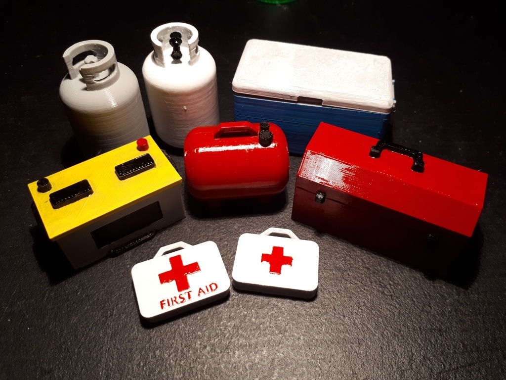 🪨 RC 1/10th Rock Crawler Scale Accessories・ 3D File for ・Cults