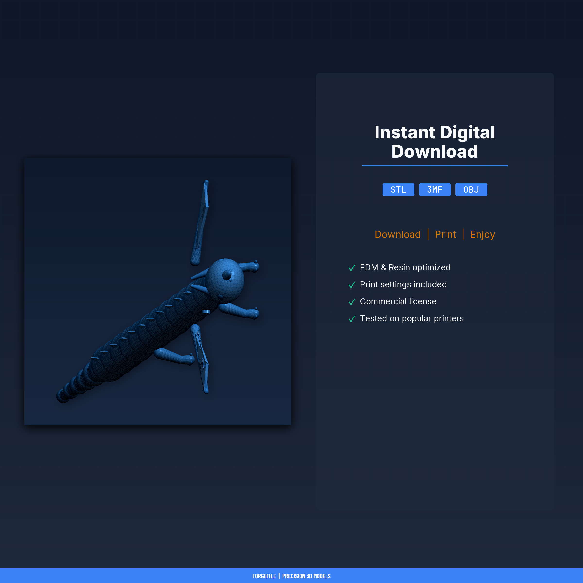 🐉 Articulated Dragon, Print in Place, Ball Socket Joints, - 3D ...