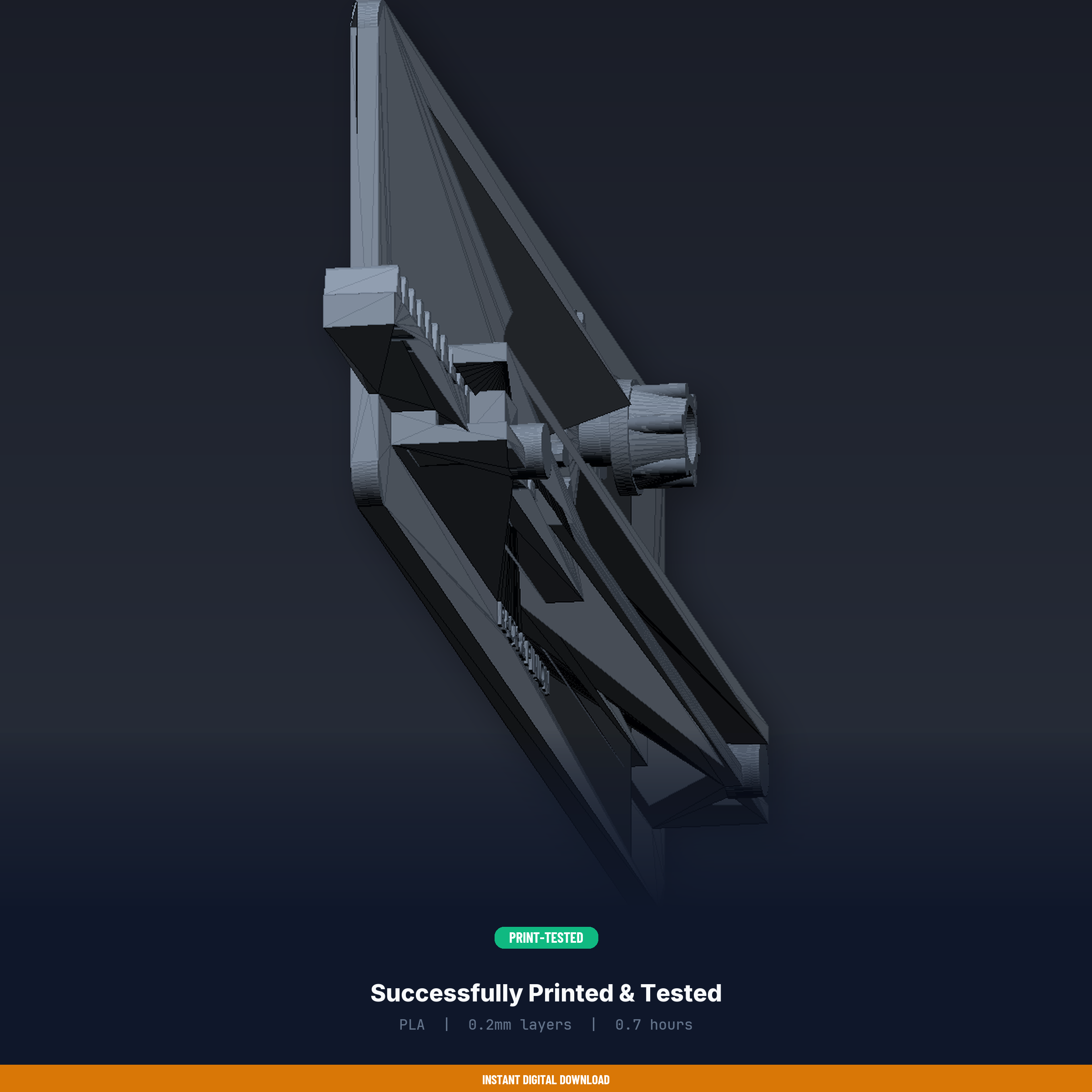 📁 Rack and Pinion Model, Print in Place, Linear Motion - 3D Printable ...