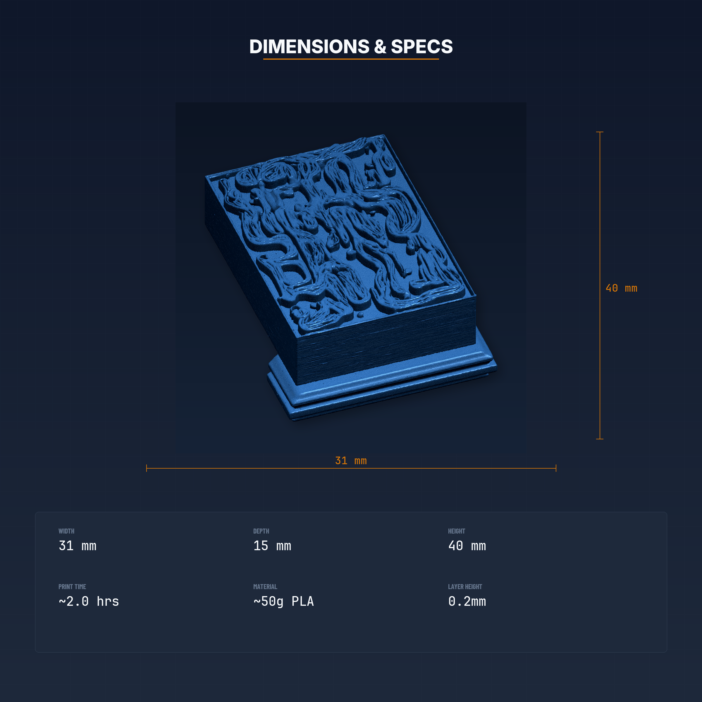 🗺️ Topographic Contour Map Panel - 3D Printable STL File・ 3D 3D baskı ...