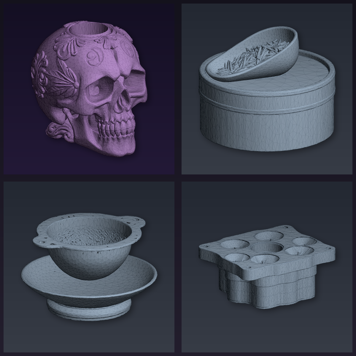 🫖 Tea Ceremony Collection — 6-Model STL Bundle | 3D Printable・ 3D File ...