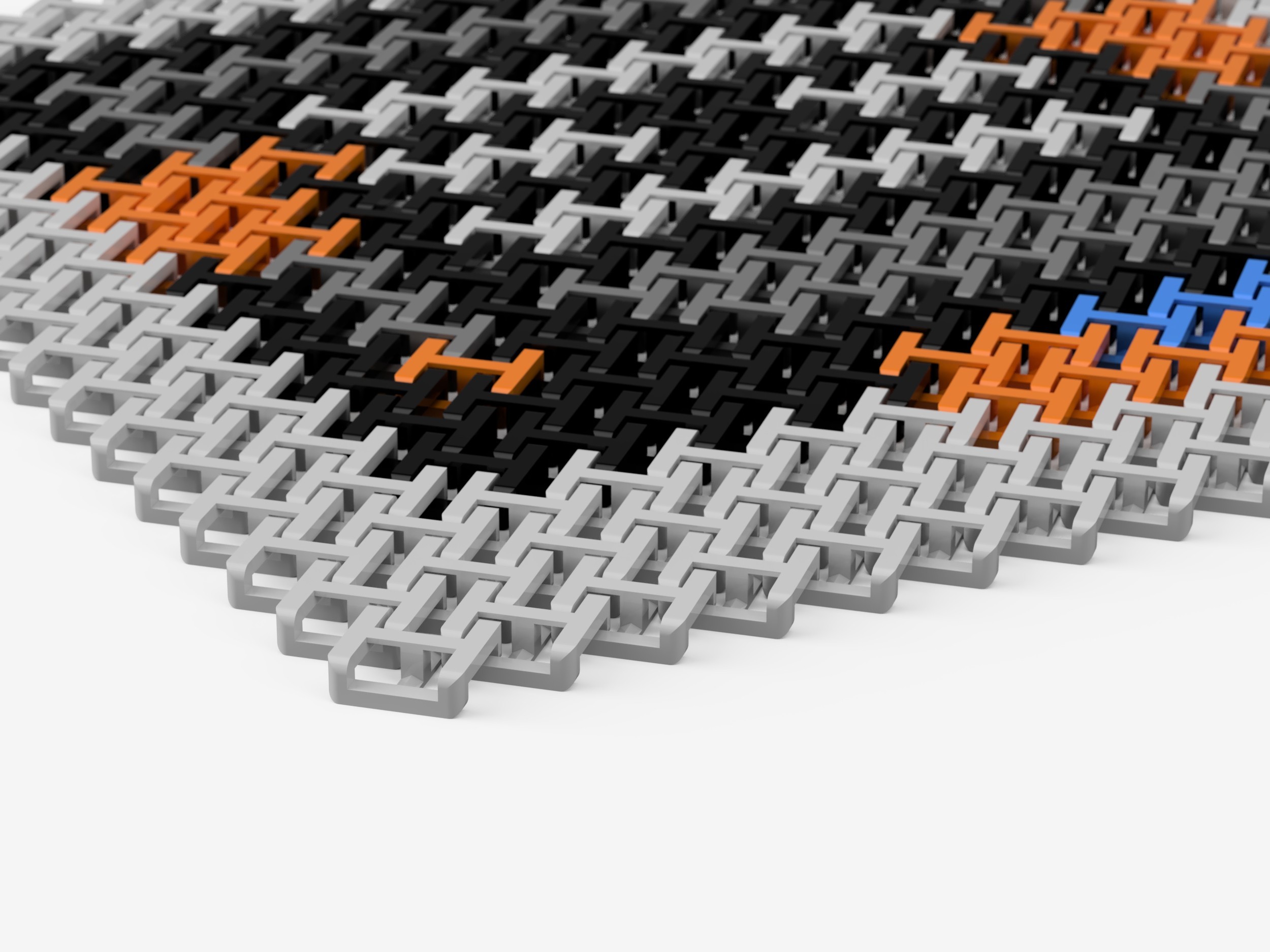 Free STL file Chainmail - Dual Extrusion 3D Printable Fabric 🎨 ・3D ...