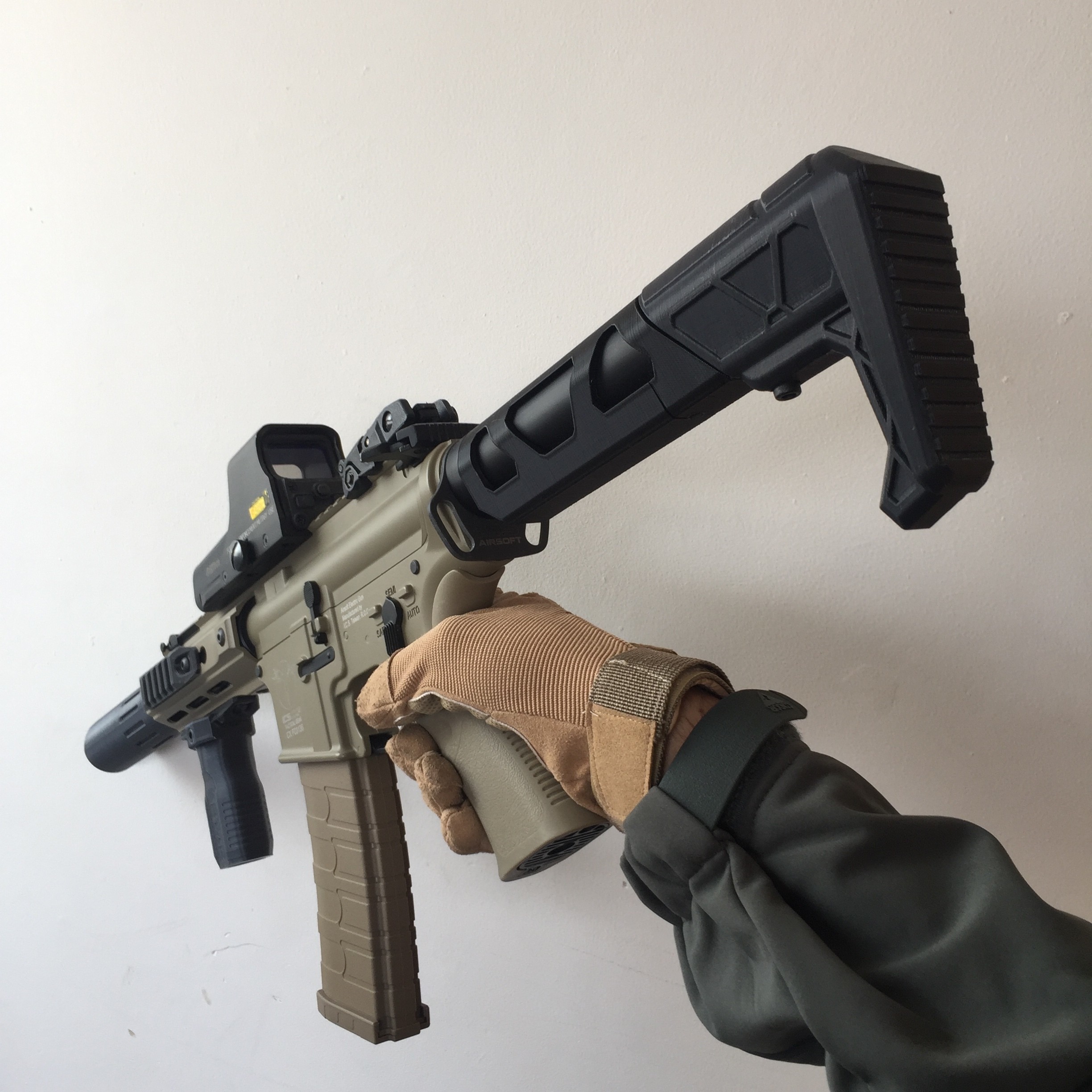 🔫 3DTAC / Minimal AR Stock・ STL File for 3D printing・Cults