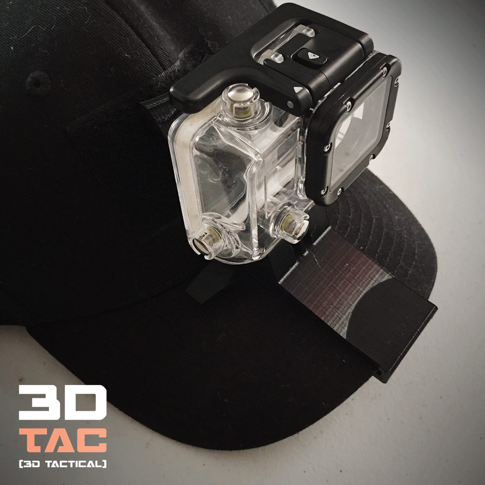 STL file 3DTAC / GoPro Cap Mount 🧢 ・3D printing template to download・Cults