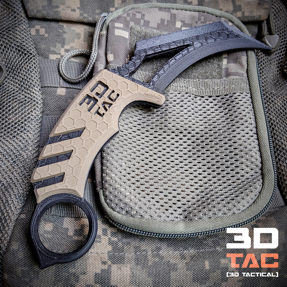 🔫 3DTAC / RPX Karambit (Two Models Included)・ STL File for ・Cults