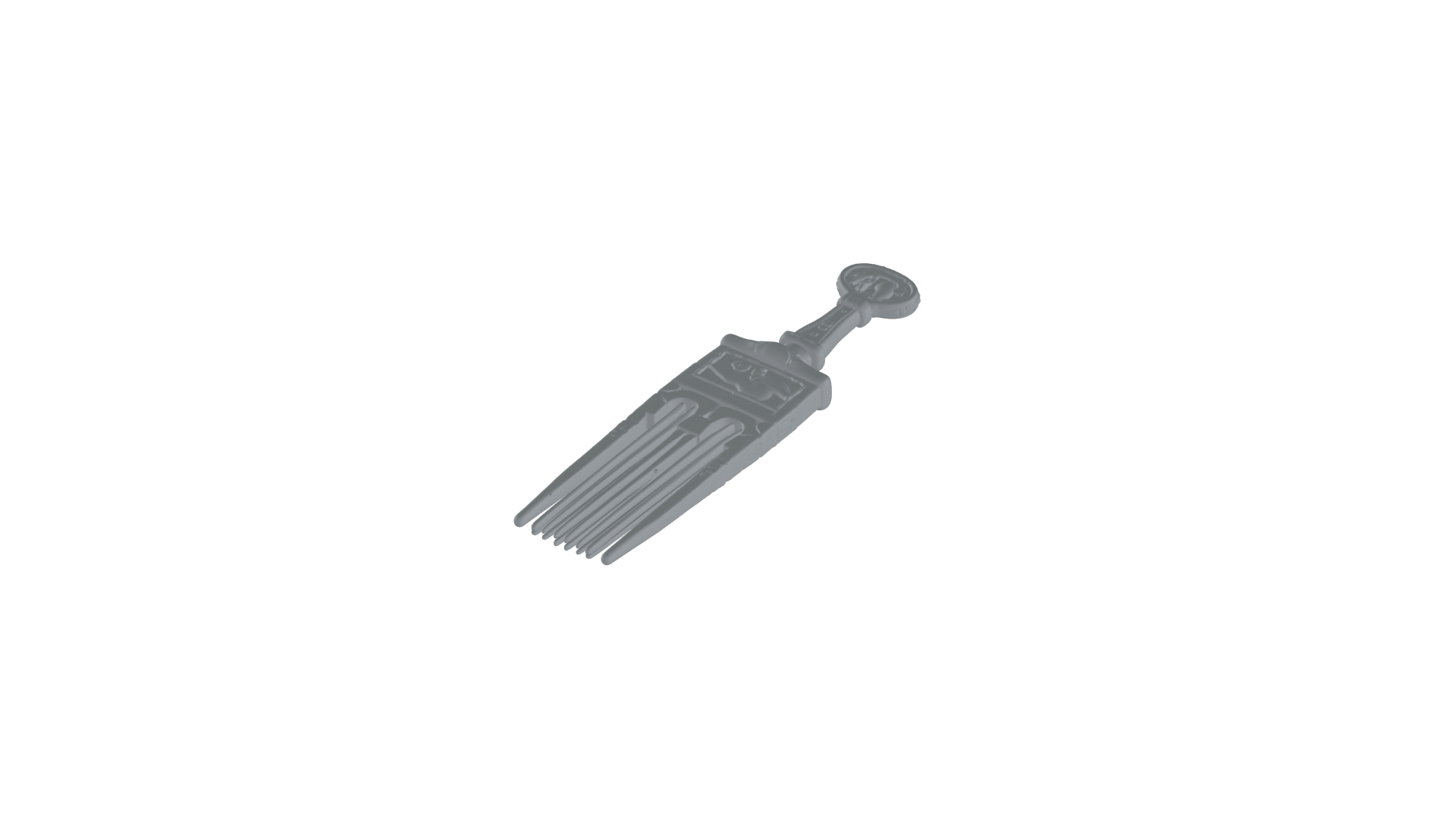 🖼️ Ancient Egyptian Horus Falcon Frame Comb・ 3D File for 3D printing・Cults