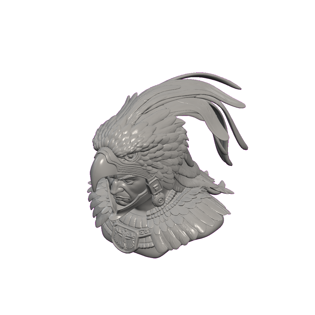 🦅 Aztec Eagle Knight Warrior - Ancient Cuāuhtli Soldier 3D Printable ...