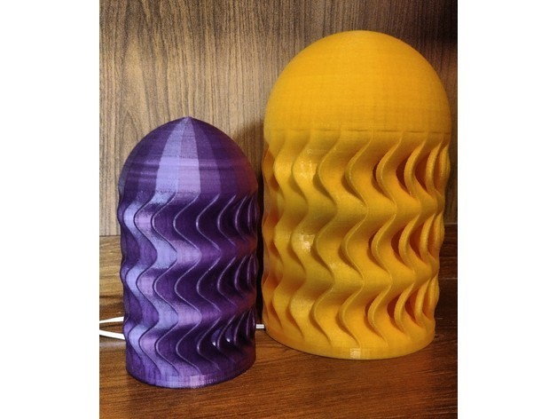 Free STL file Large & Small LED Lamps 🤏 ・3D printing template to ...