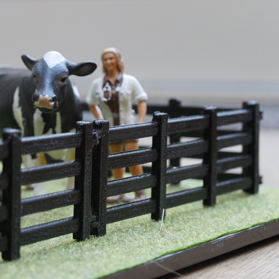 STL file Farm fence for toy animals 🚜 ・3D print object to download・Cults