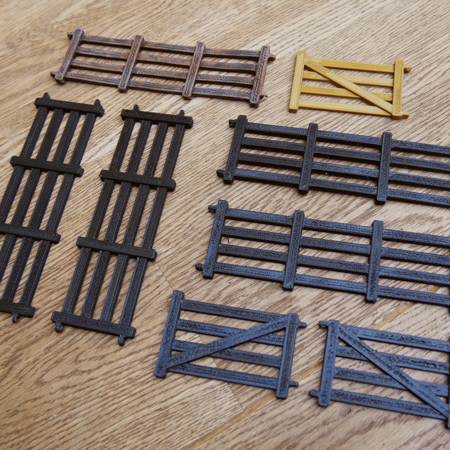 STL file Farm fence for toy animals 🚜 ・3D print object to download・Cults
