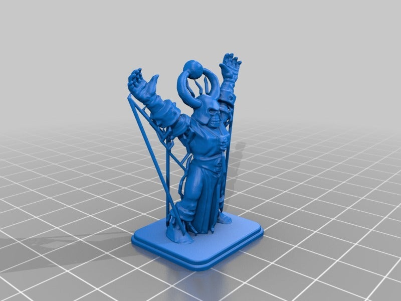 ⚔ HeroQuest Chaos Mage・Free STL File for ・Cults